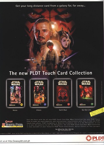 TheForce.Net - Collecting - Episode One Phone Cards In the Philippines.