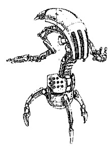 Above is the Destroyer Droid. You may remember an old report by ...