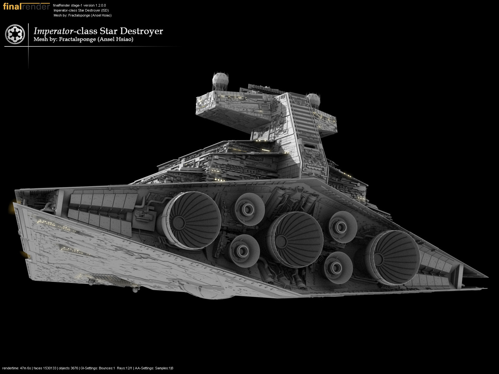 3D ISD mesh - StarDestroyer.Net BBS