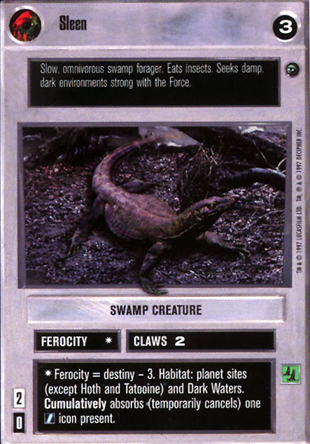 STAR WARS: Zoology: Sleen